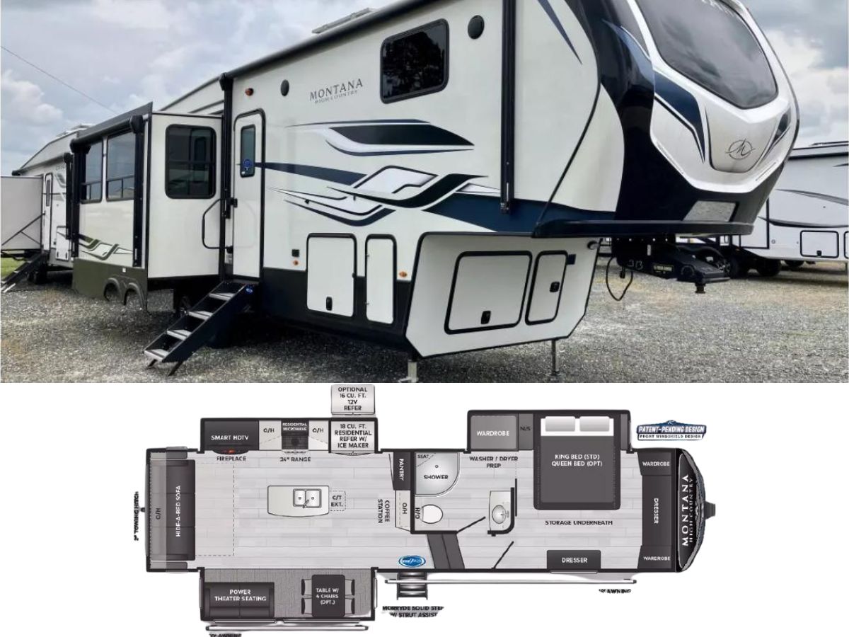 New 2024 Keystone Fifth Wheel RV Montana High Country 295RL (Floor Plan ...