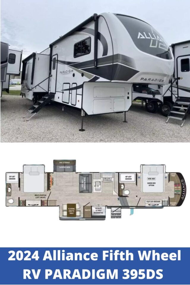 New 2024 Alliance Fifth Wheel RV PARADIGM 395DS (Floor Plan) - RVJunket