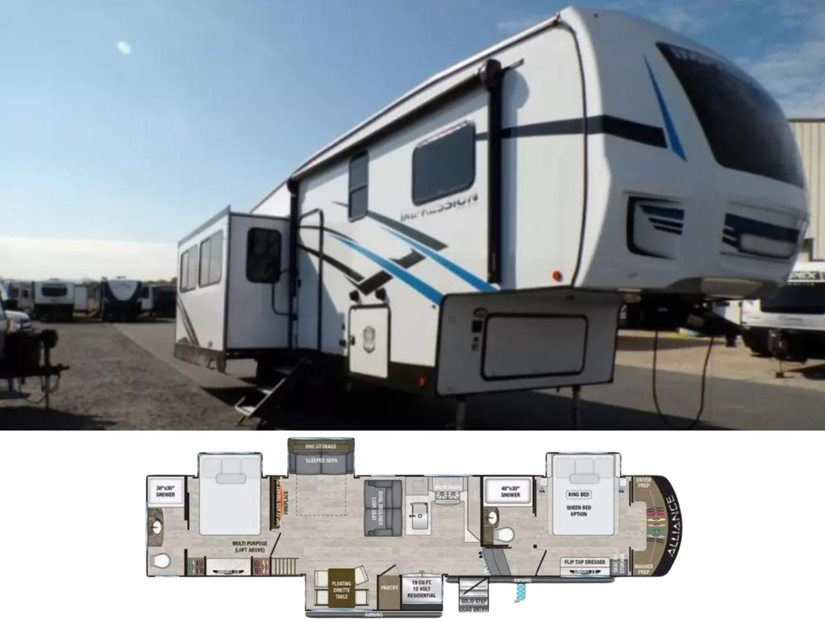 New 2024 Forest River RV Fifth Wheel RV Impression 280RL (Floor Plan ...