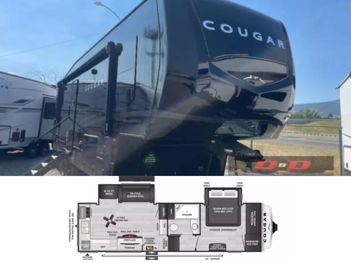 Replacing The Front Hatch Door On Cougar Fifth Wheel