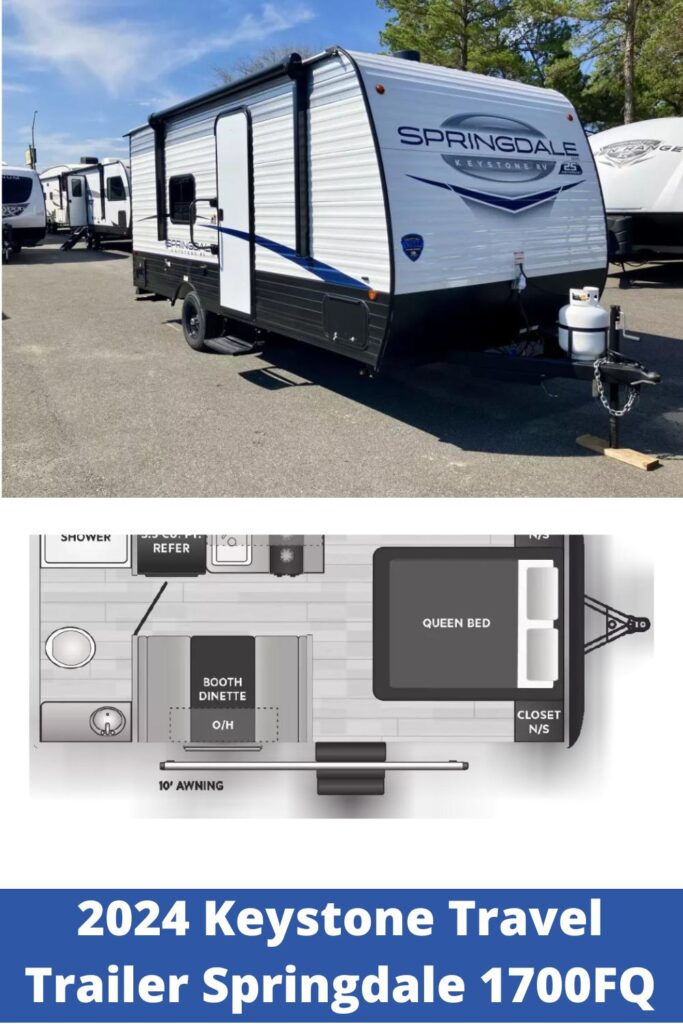 New 2024 Keystone Travel Trailer RV Springdale 1700FQ (Floor Plan ...